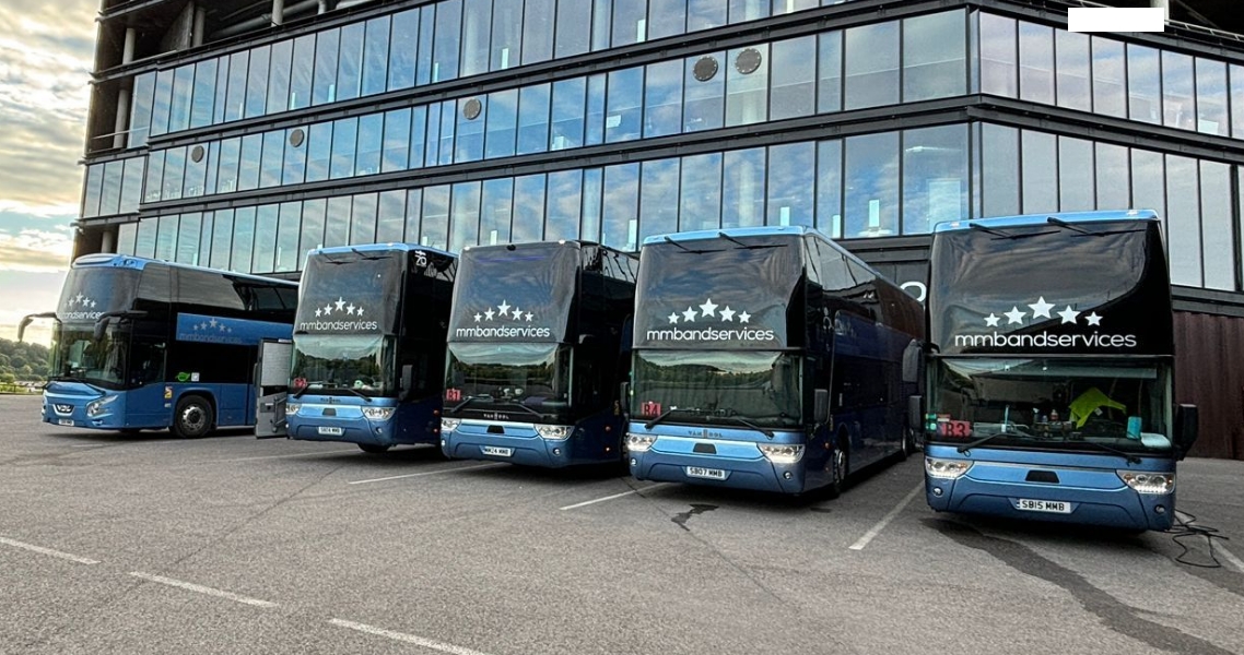 A Guide to Choosing the Right Tour Bus for Your Band - MM Band